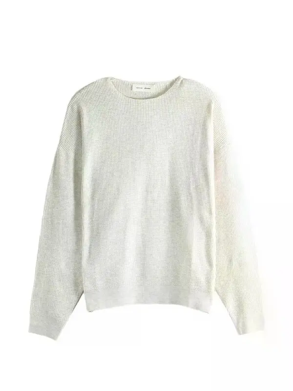 Fear Of God Signature Waffle-knit Sweater - White