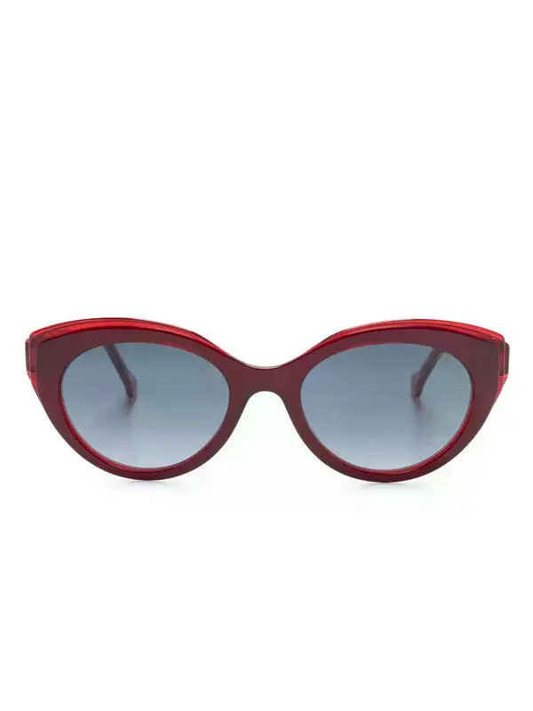 Carolina Herrera Cat-eye Frame Sunglasses - Red