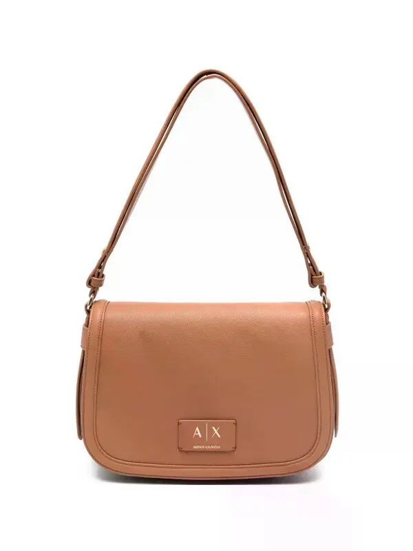 Armani Exchange Logo-patch Shoulder Bag