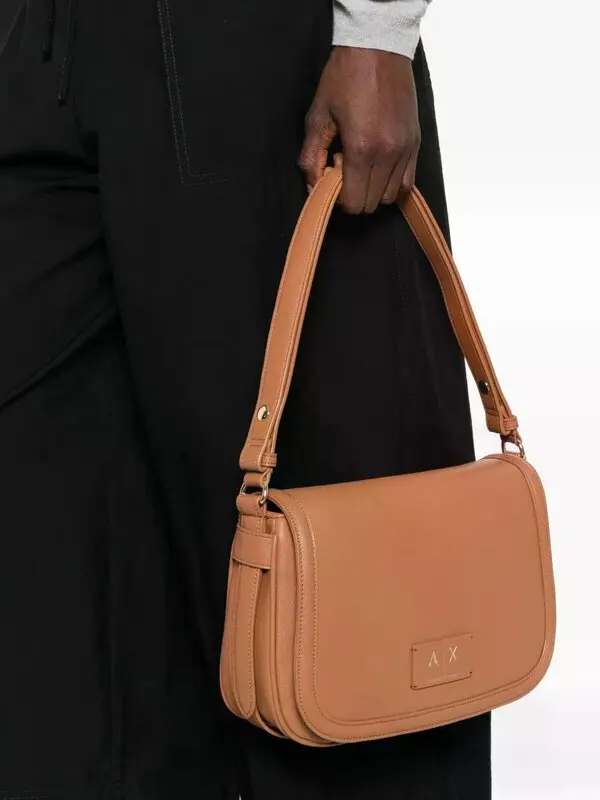 Armani Exchange Logo-patch Shoulder Bag
