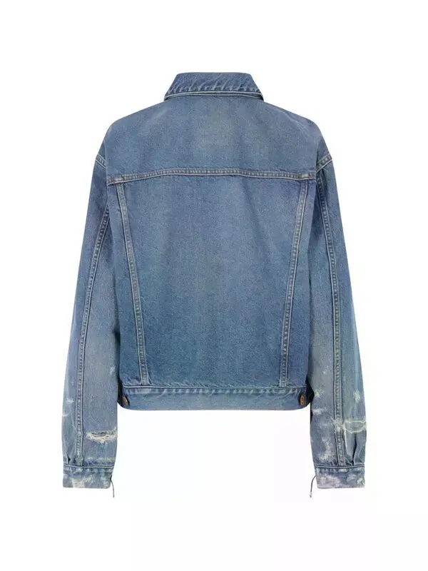 KURO Argyle Sashiko Denim Jacket