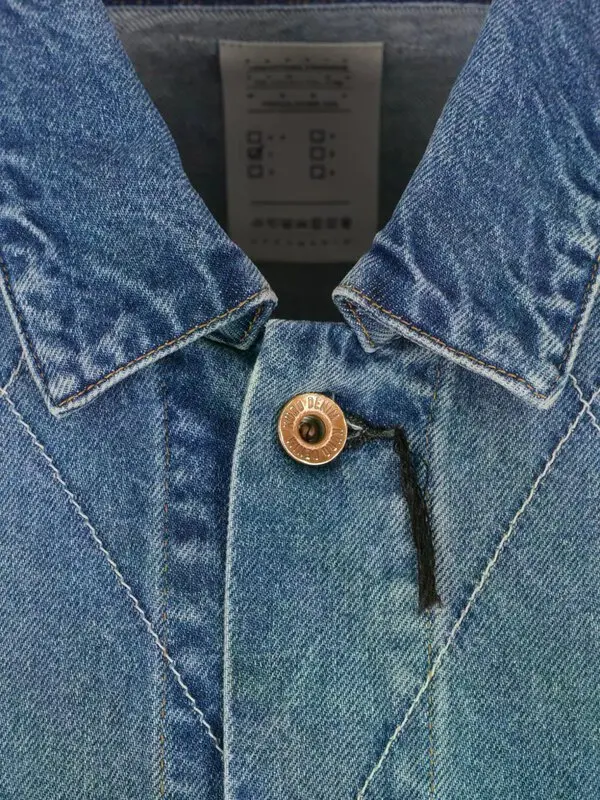 KURO Argyle Sashiko Denim Jacket