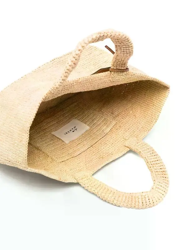 Manebí Medium Woven Raffia Tote Bag