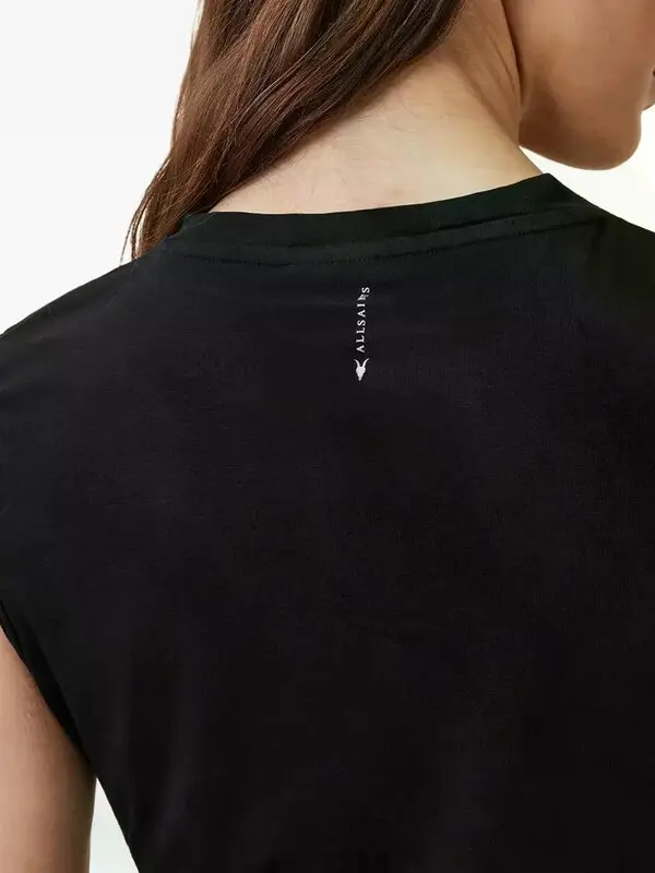 ALLSAINTS West Ruched Sleeveless Top - Black