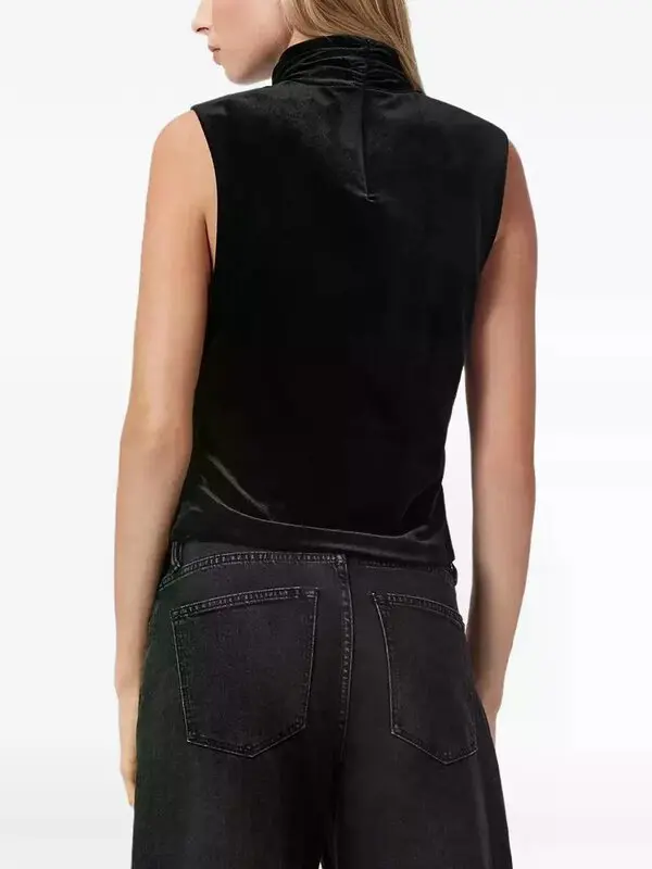 ALLSAINTS Tia Draped-neck Blouse