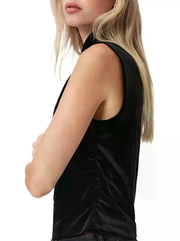 ALLSAINTS Tia Draped-neck Blouse