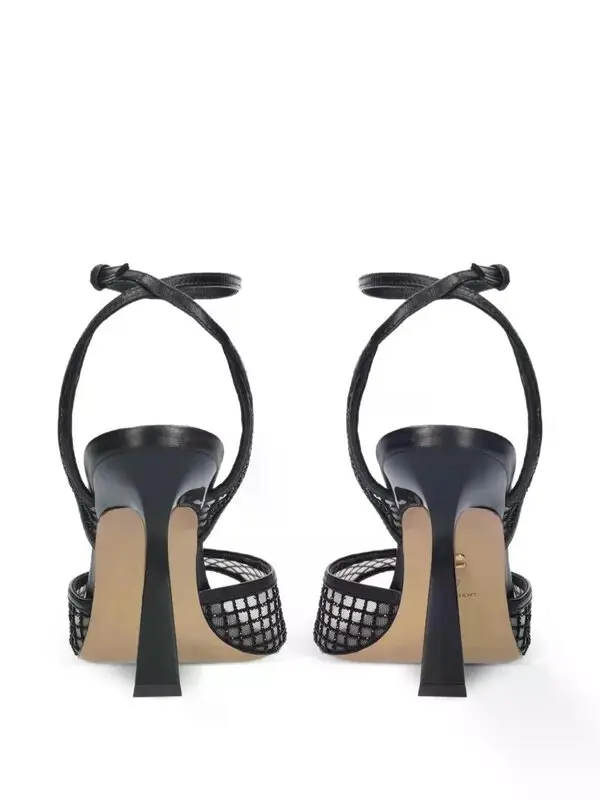 Lola Cruz Ruby Mesh-panel Sandals