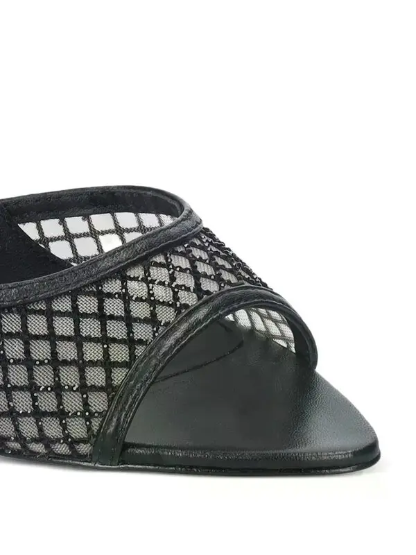 Lola Cruz Ruby Mesh-panel Sandals