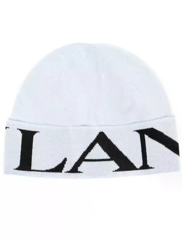 LANVIN Intarsia-knit Wool Beanie