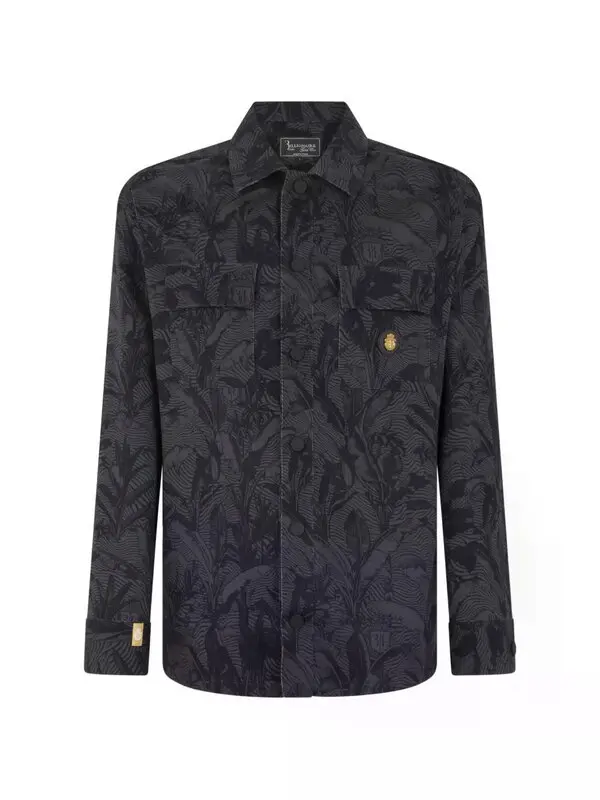 BILLIONAIRE Palm Tree-print Overshirt