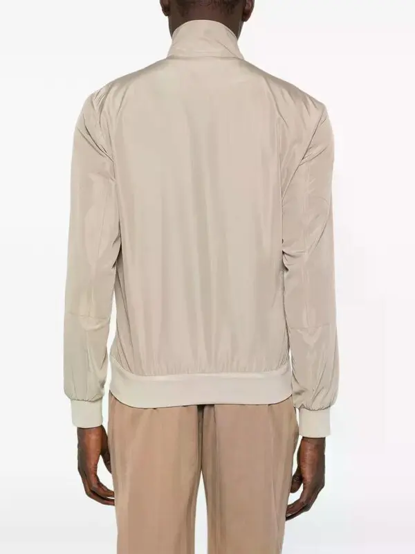 Kiton Zip-up Bomber Jacket - Neutrals