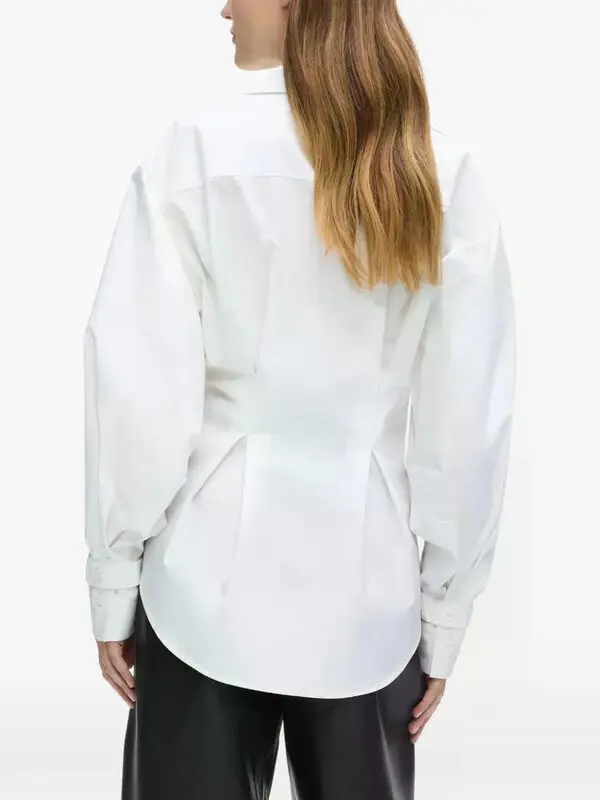 Karl Lagerfeld Double-breasted Pleated Shirt