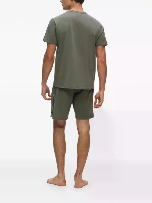 Karl Lagerfeld Logo-tape Pajamas Set