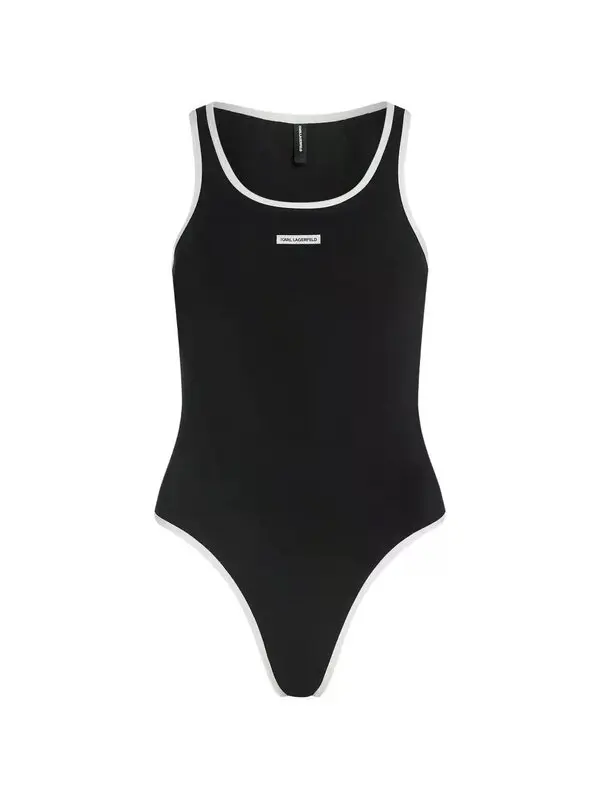 Karl Lagerfeld Logo-patch Cut-out Body - Black