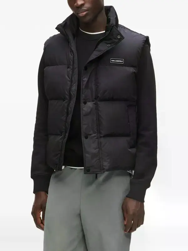 Karl Lagerfeld Logo-patch Padded Gilet