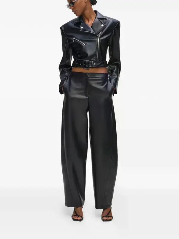 Karl Lagerfeld Belted Biker Jacket