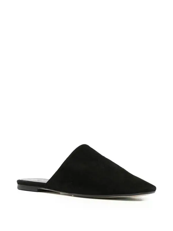 AeydĒ Rega Suede Mules - Black