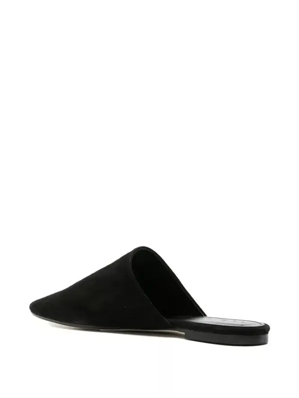 AeydĒ Rega Suede Mules - Black