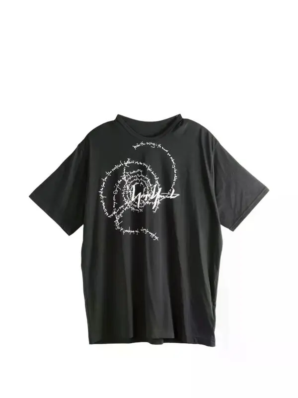 Yohji Yamamoto Graphic-print T-shirt - Black