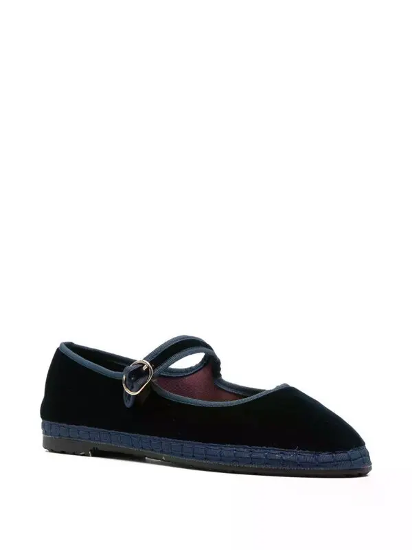 FLABELUS Molly Velvet Ballet Flats