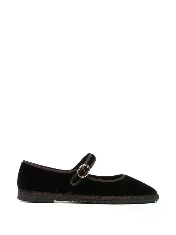FLABELUS Sethe Velvet Ballet Flats