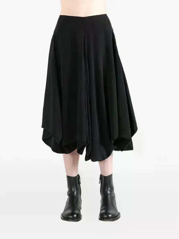 Yohji Yamamoto Asymmetric Draped Skirt