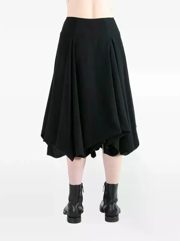 Yohji Yamamoto Asymmetric Draped Skirt