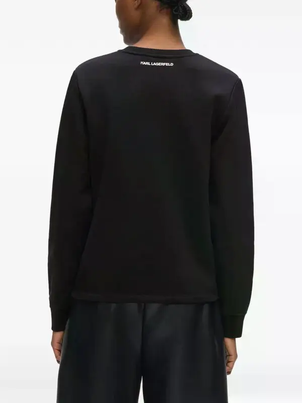 Karl Lagerfeld Signature-hem Sweatshirt