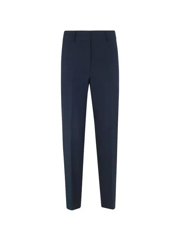 Seventy Pressed-crease Carrot Trousers - Blue