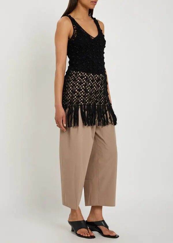 Maria Mcmanus Macramé Cotton Top