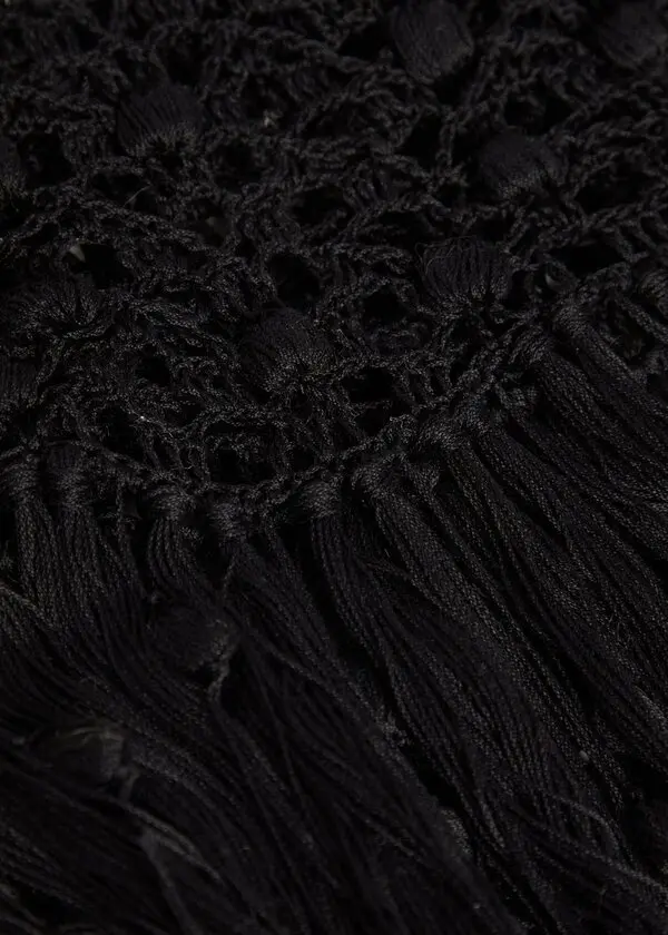 Maria Mcmanus Macramé Cotton Top