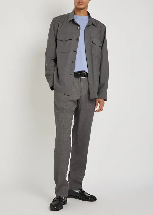 Canali Wool Overshirt