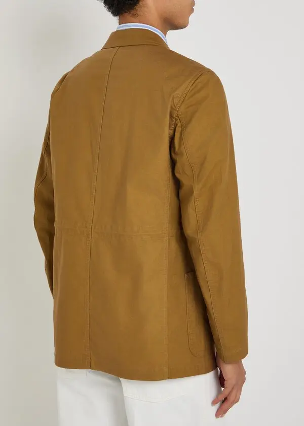 DRAKE'S Cotton-twill Blazer Jacket