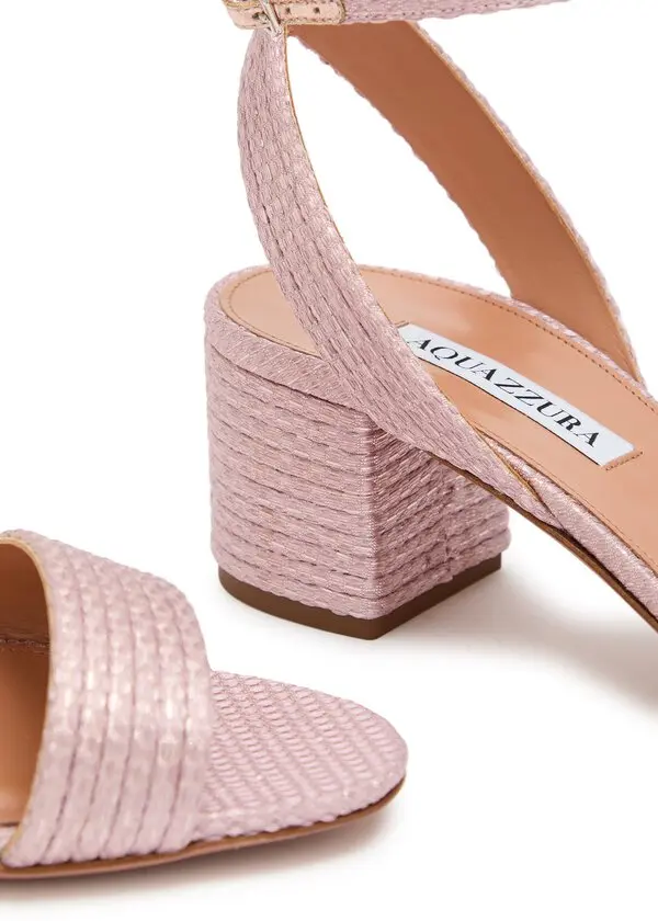 AQUAZZURA Sundance 50 Woven Sandals