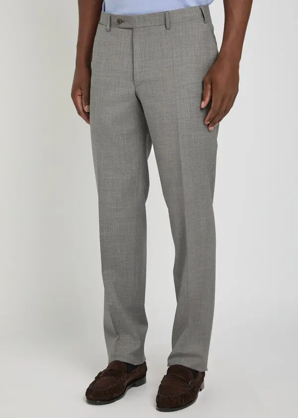 Canali Checked Wool Suit - Grey