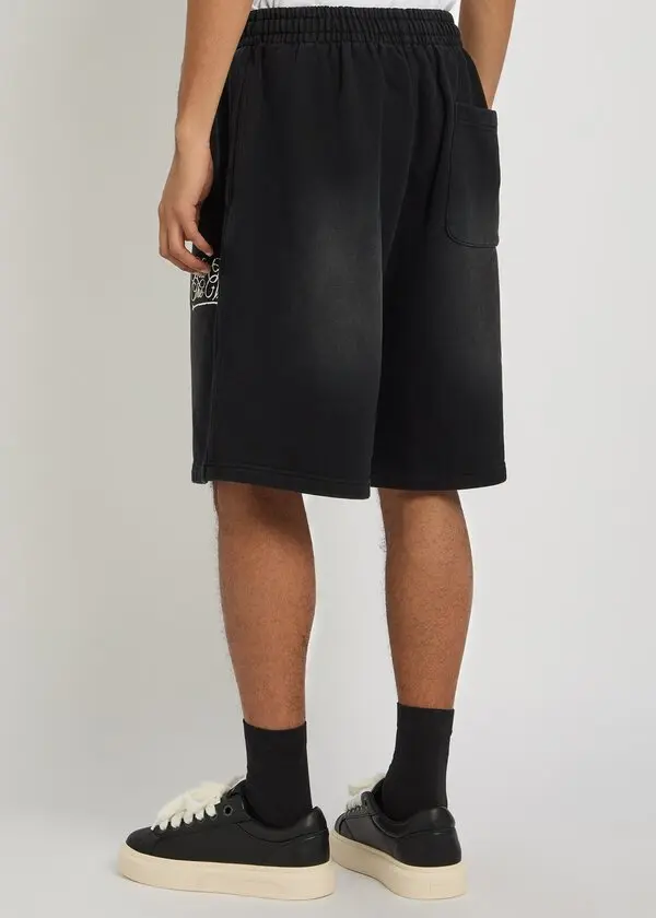 KIDWEST Logo-print Cotton Shorts