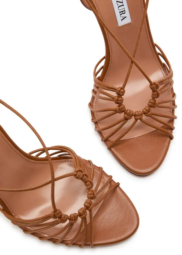 AQUAZZURA Ritmo 105 Leather Sandals