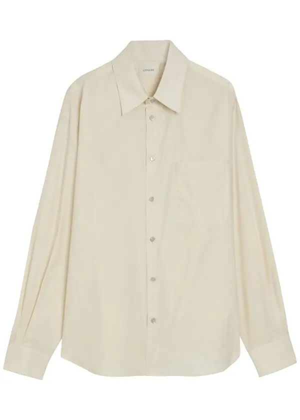 LEMAIRE Cotton And Silk-blend Shirt