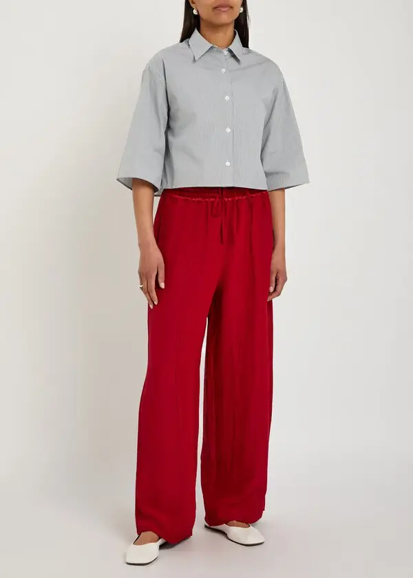 Maria Mcmanus Wide-leg Woven Trousers