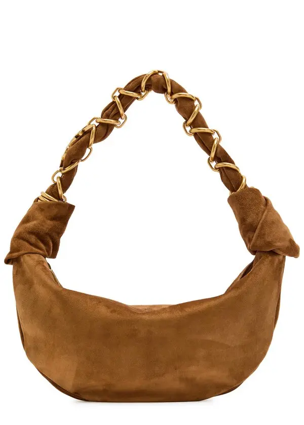 Saint Laurent Suede Hobo Bag