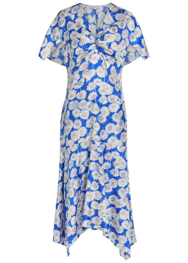Stella McCartney Floral-print Silk Midi Dress