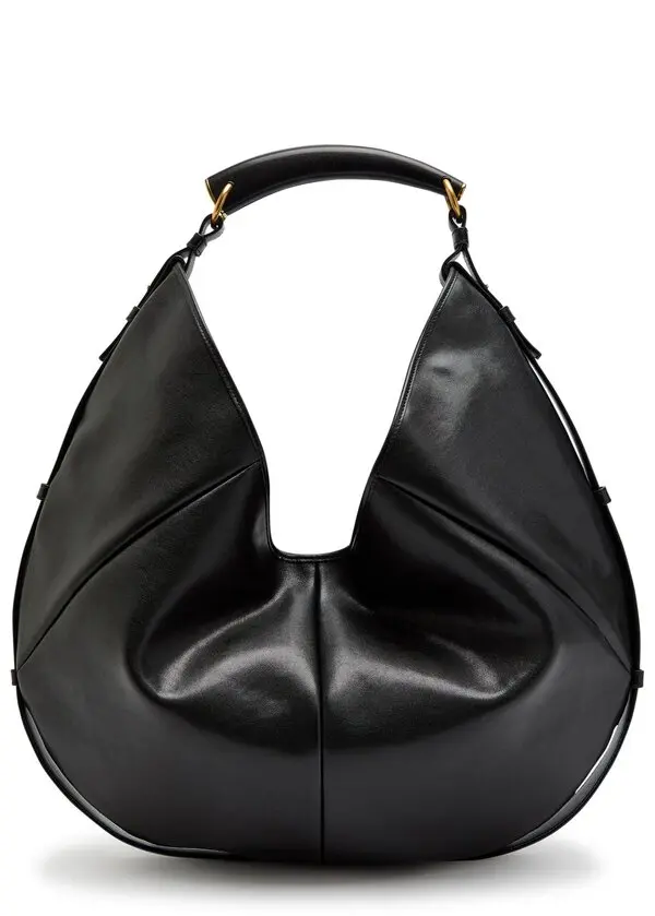 Saint Laurent Bo Mombassa Large Leather Tote Bag - Black