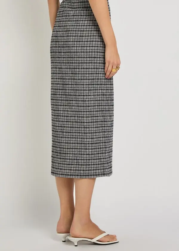 Vince Shirred Midi Skirt