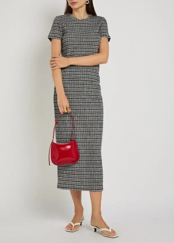 Vince Shirred Midi Skirt