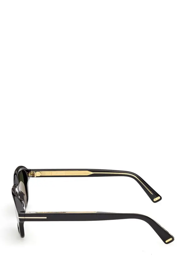 TOM FORD Icon Rectangle-frame Sunglasses - Black
