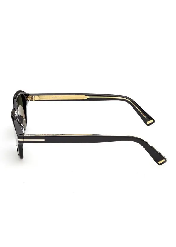 TOM FORD Icon Rectangle-frame Sunglasses - Black