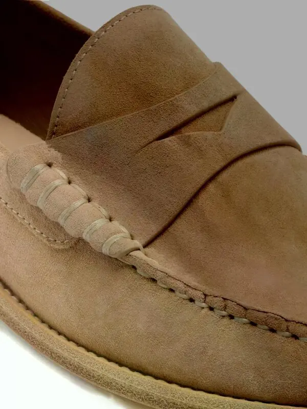 STUART WEITZMAN Suede Loafers