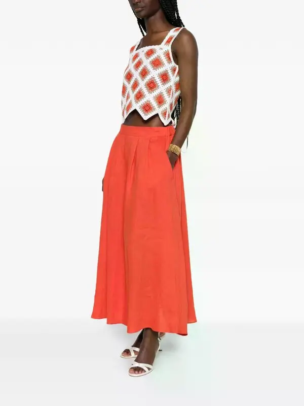 Marella Linen Midi Skirt