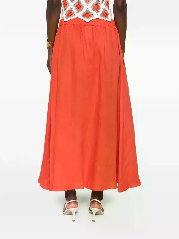 Marella Linen Midi Skirt