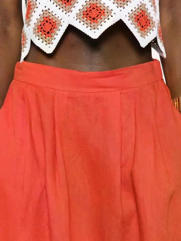 Marella Linen Midi Skirt
